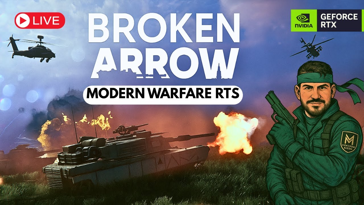 🔴BROKEN ARROW - Massive Modern Warfare RTS Gameplay! - YouTube
