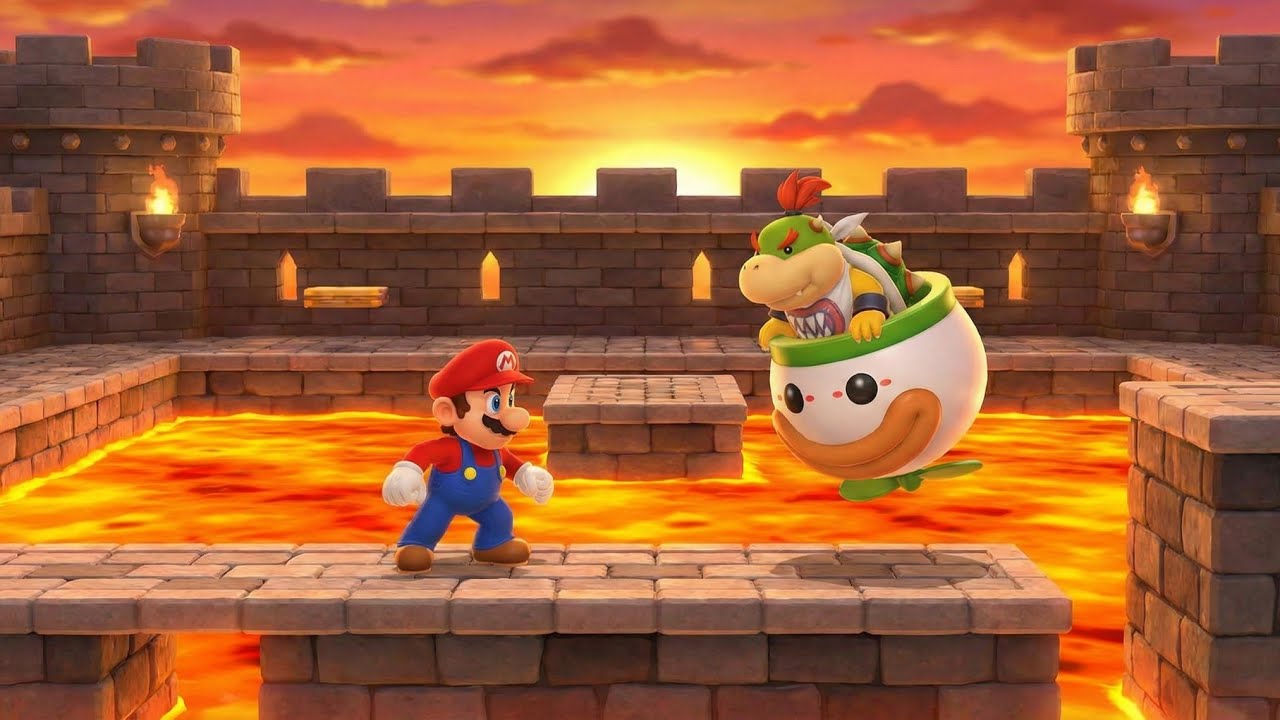 Pipe-Rock Plateau Palace | Mario vs Bowser Jr. - YouTube