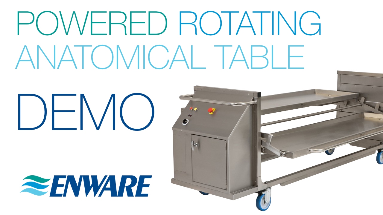 Enware - LEEC - Rotating anatomical table - YouTube