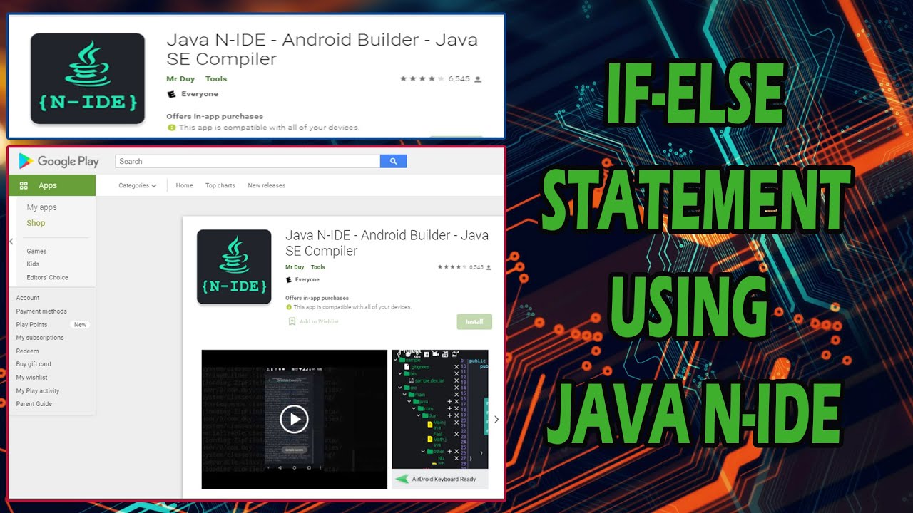 IF-ELSE STATEMENT USING JAVA N-IDE | TAGALOG - YouTube