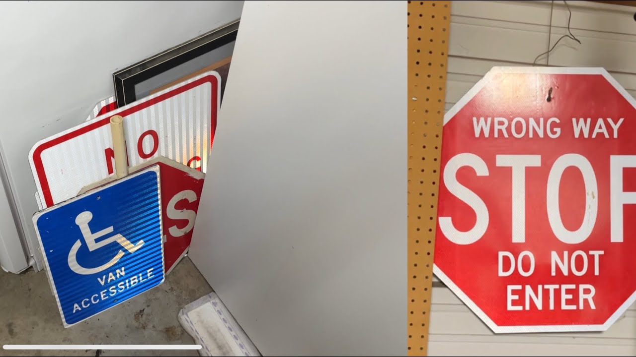All Of My Traffic Signs! - YouTube
