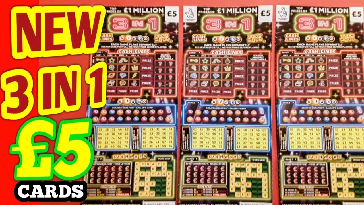 NEW SCRATCHCARDS...3 IN 1...WINNING 7s....WIN ALL £250,000 BLACK..GRID ...
