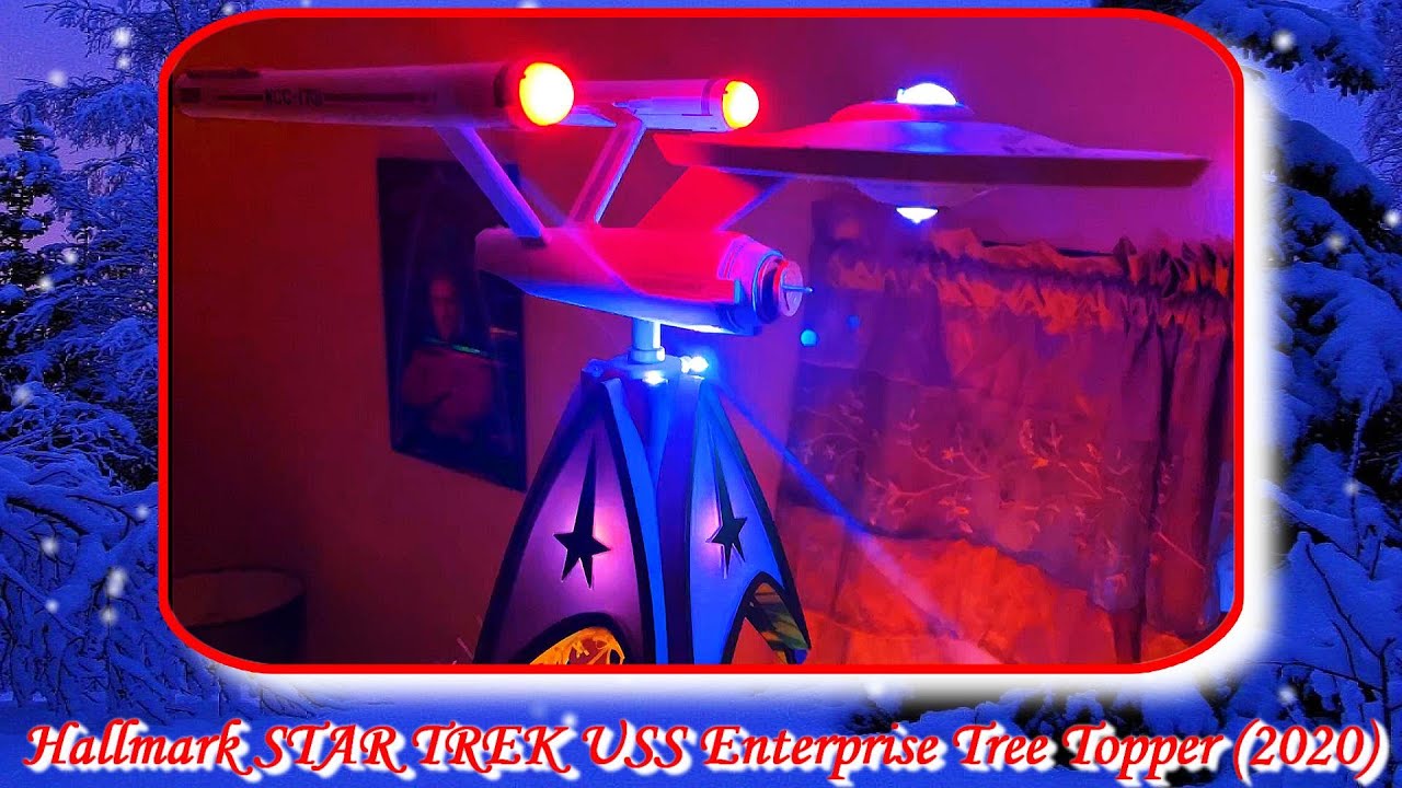 Hallmark STAR TREK USS Enterprise NCC-1701 Animated Tree Topper (2020 ...