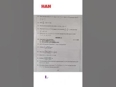 AP AND TS INTERMEDIATE MATHS 2B MODEL PAPER1 - YouTube