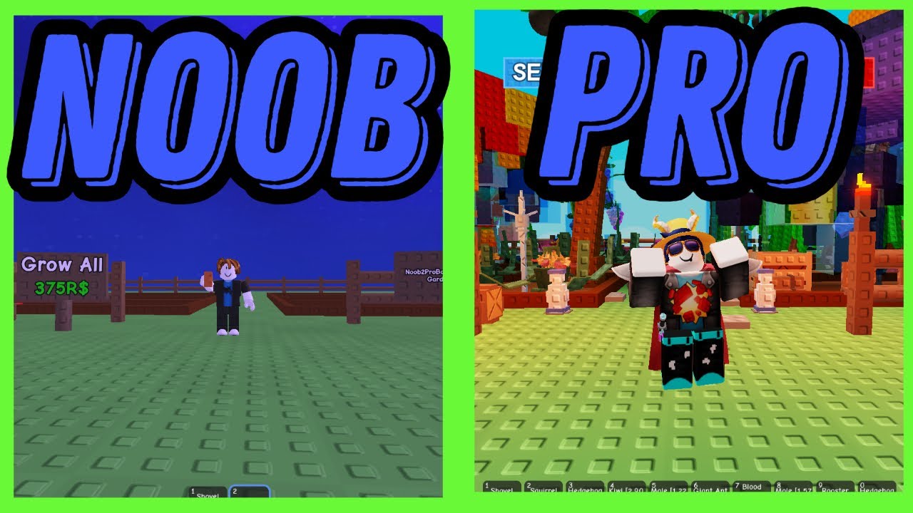 $1 Poor Bacon To $5 Million Rich Bacon in Grow a Garden Funny Moments ...