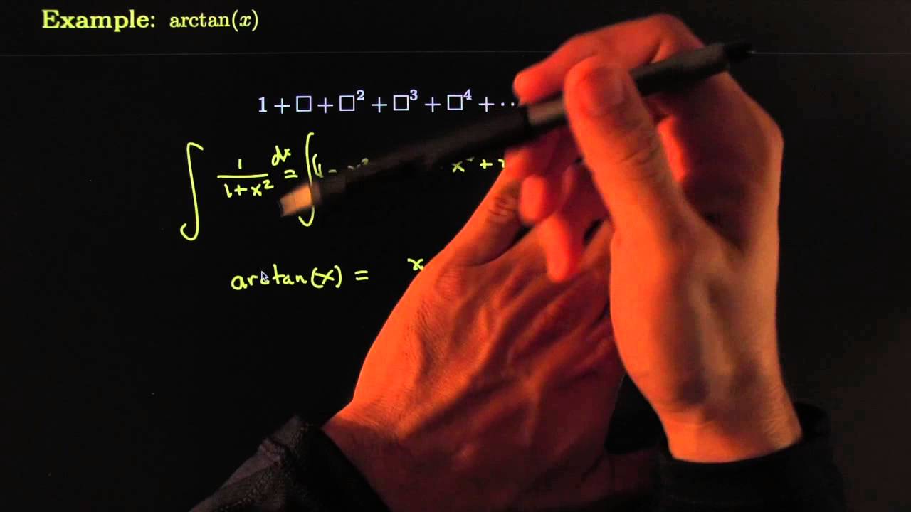 151.wk10 arctan(x) taylor expansion - YouTube