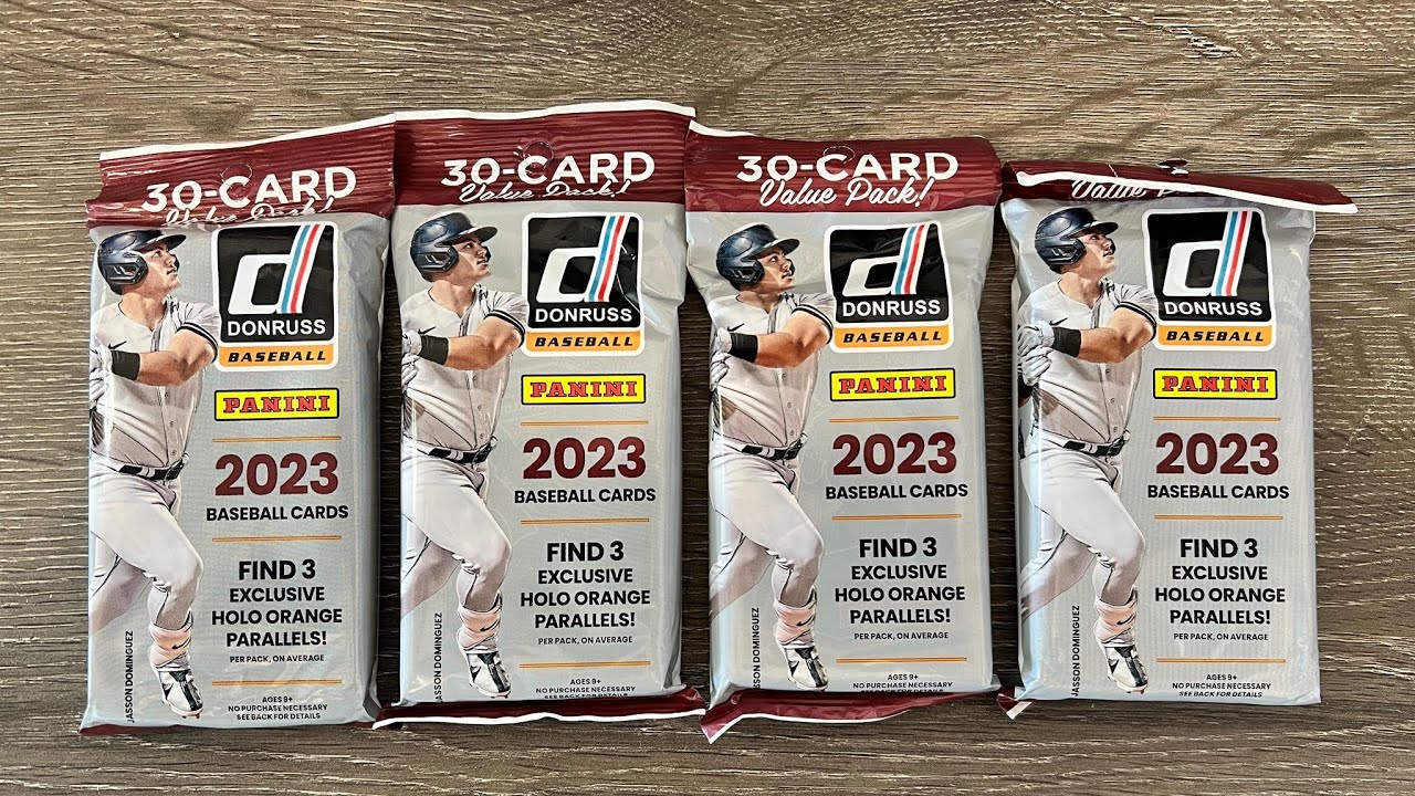 RETAIL Value/FAT Pack Rip Of 2023 Donruss Baseball - Rated Prospects ...