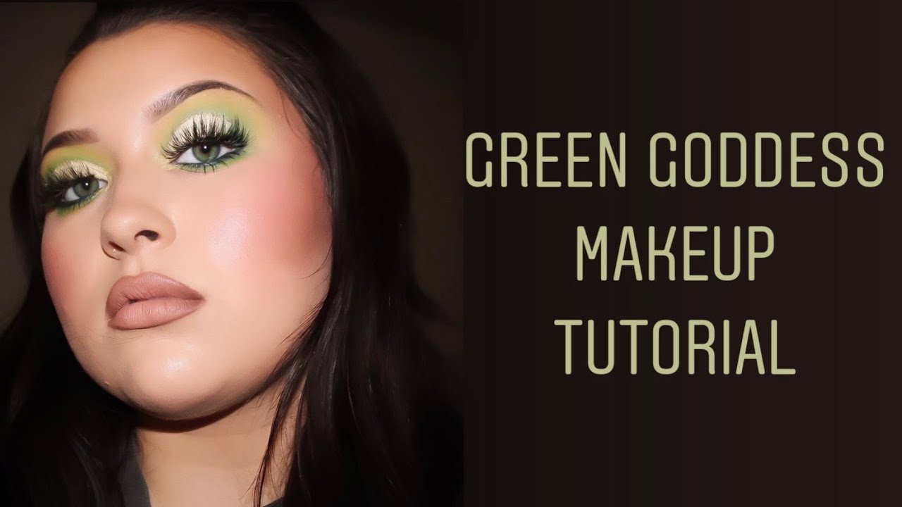 GREEN GODDESS MAKEUP TUTORIAL - YouTube