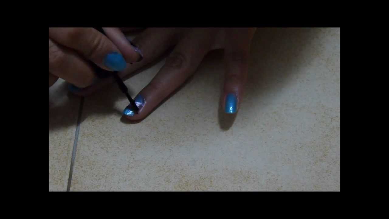 Fishtail Braid Nail Art - Tutorial (español) - YouTube