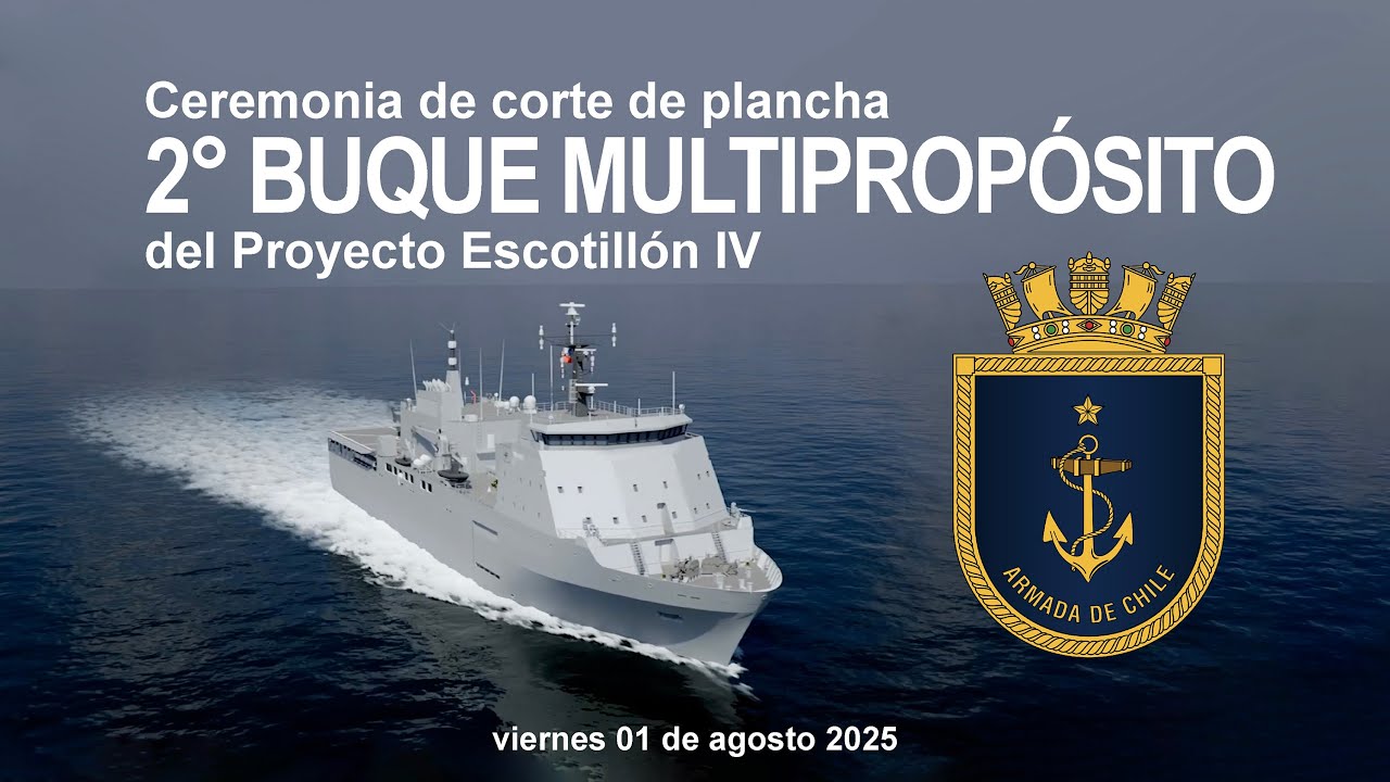 Ceremonia corte de plancha Proyecto "Escotillón IV" - YouTube