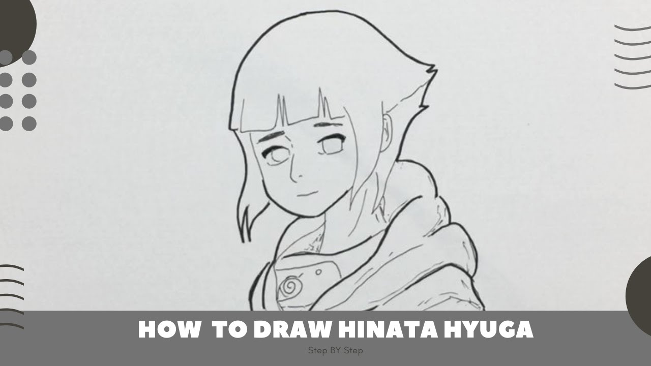 How to Draw Hinata Hyuga Easy - YouTube