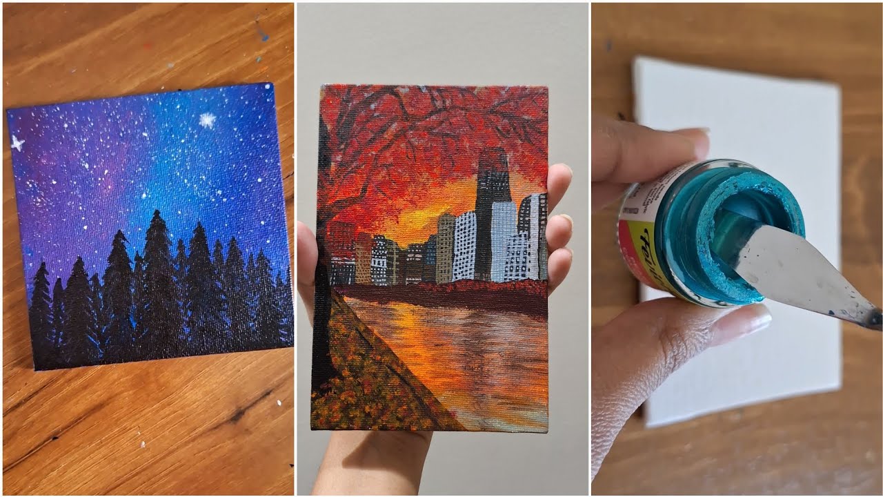 7 Easy Creative painting idea's [tutorial] - YouTube
