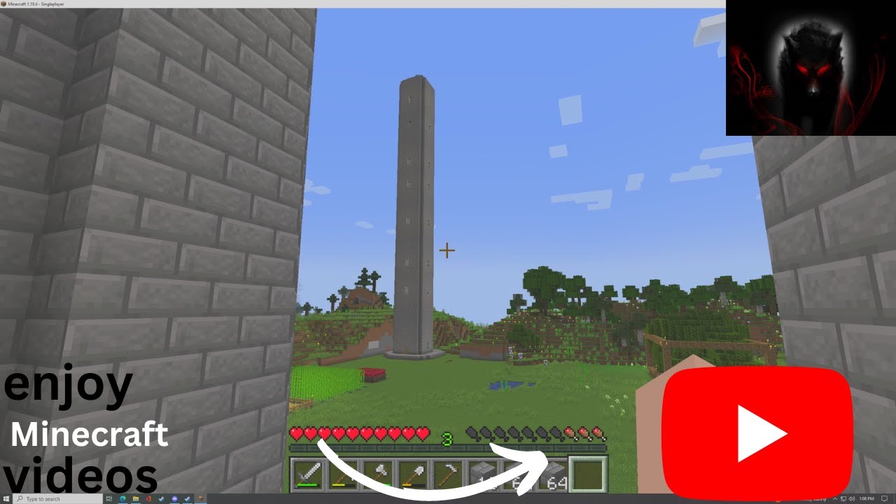 Minecraft finishing up some stuff - YouTube