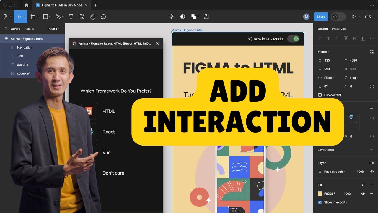 How to Add Interaction in Figma 2025? - YouTube