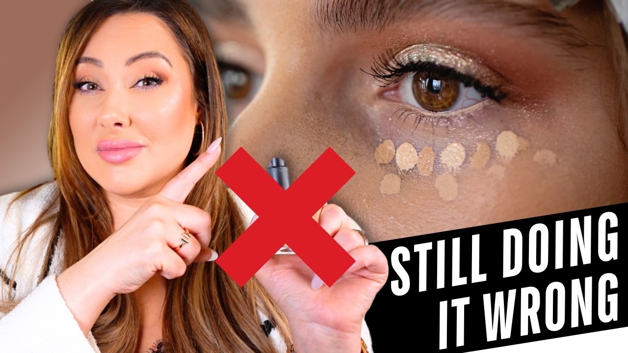 you're STILL applying your concealer WRONG... tips from makeup expert ...
