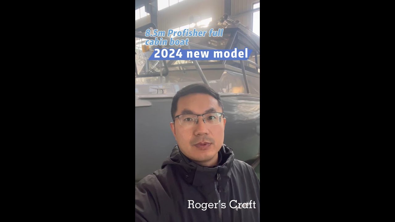 Roger's Craft -- 8.5m pro fisher new model - YouTube