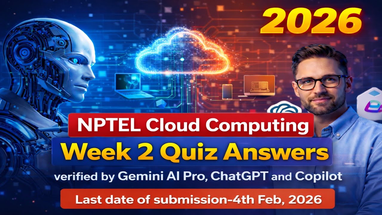 NPTEL Cloud Computing Week 2 Quiz Answers 2026 | Verified by ChatGPT ...