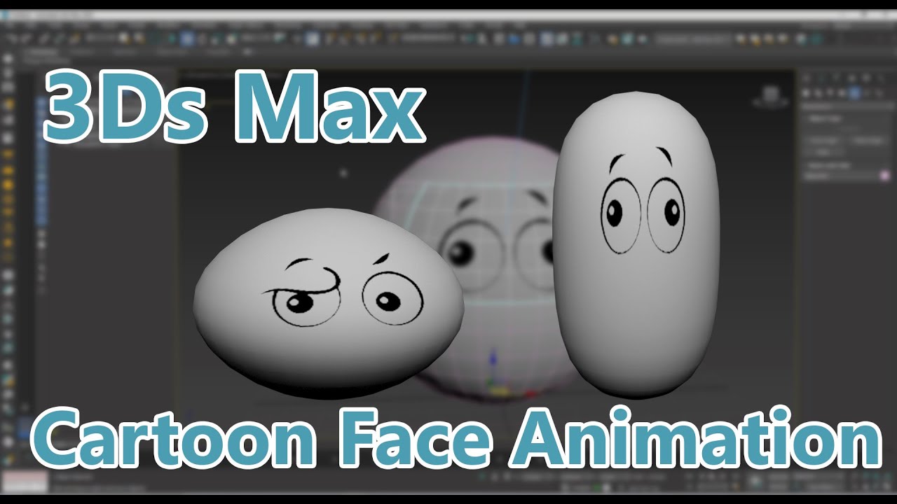 3Ds Max : Cartoon Face Animation - YouTube