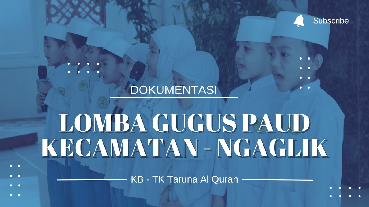 Lomba Apresiasi Gugus PAUD Taruna Al Quran - YouTube
