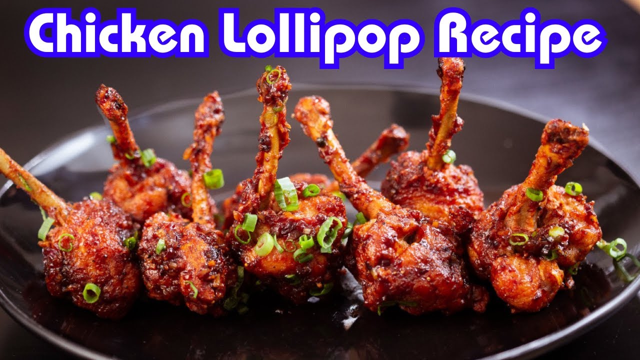 Chicken Lollipop Recipe | Crispy Chicken Lollipops | How to Make ...