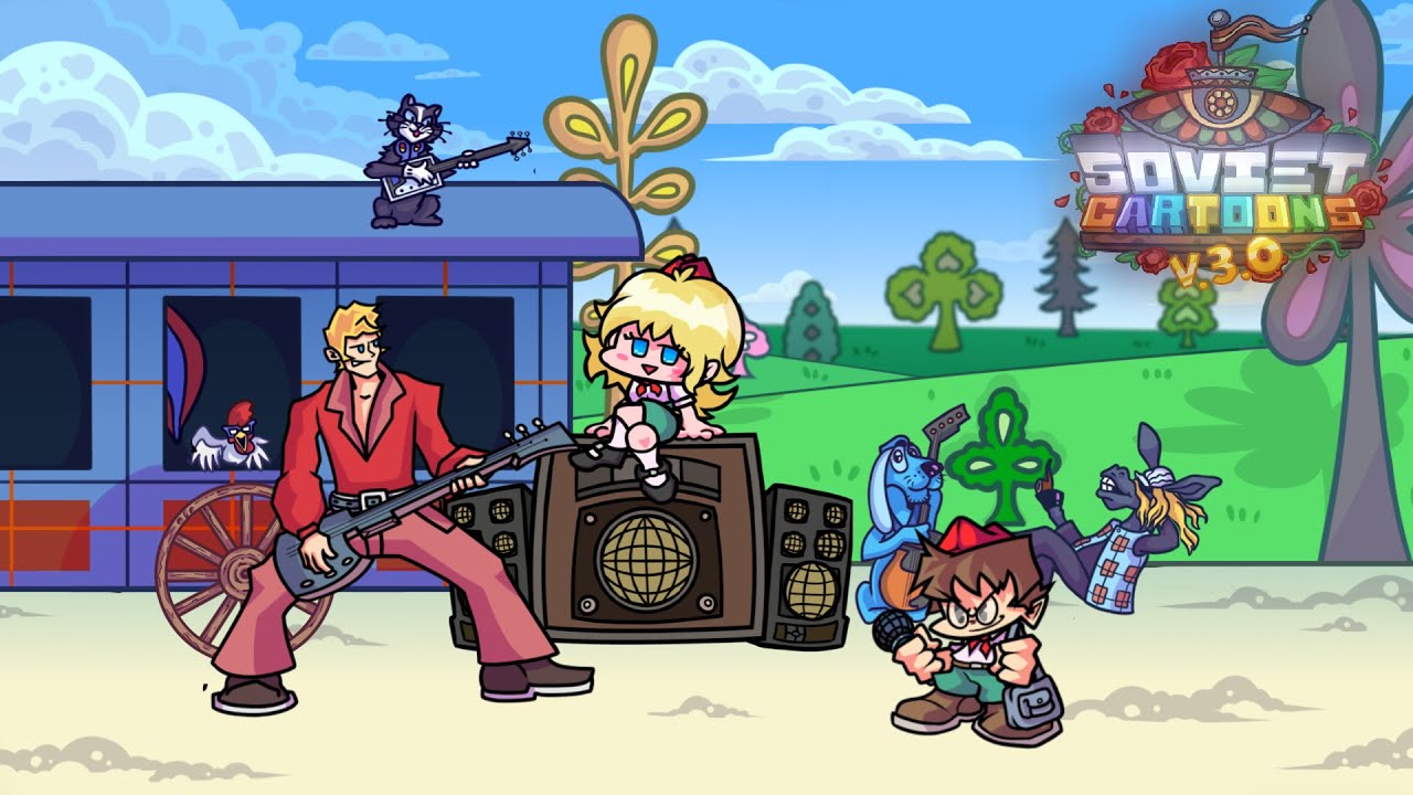 Soviet Cartoons V.3 DEMO 2 - Friends Song - Friday Night Funkin (Fnf ...