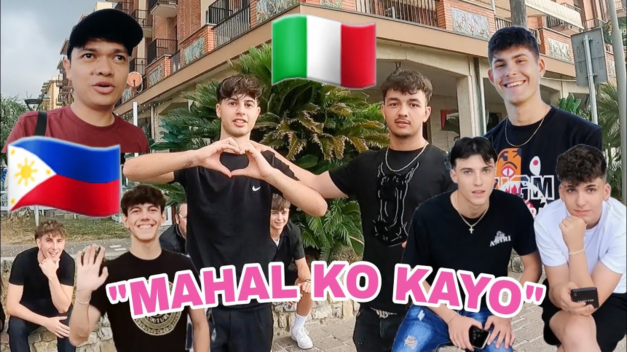 Mga Poging ITALIANS Gustong Magpacute sa PINOY 😂 - YouTube