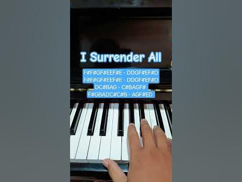 I Surrender All - Piano Tutorial - YouTube