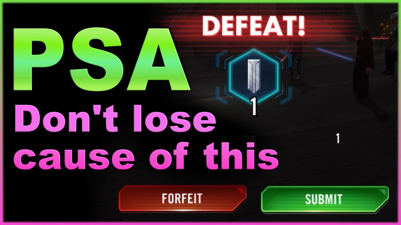 PSA - new LOSS SCREEN has more than 2 options ... Forfeit vs Submit vs ...