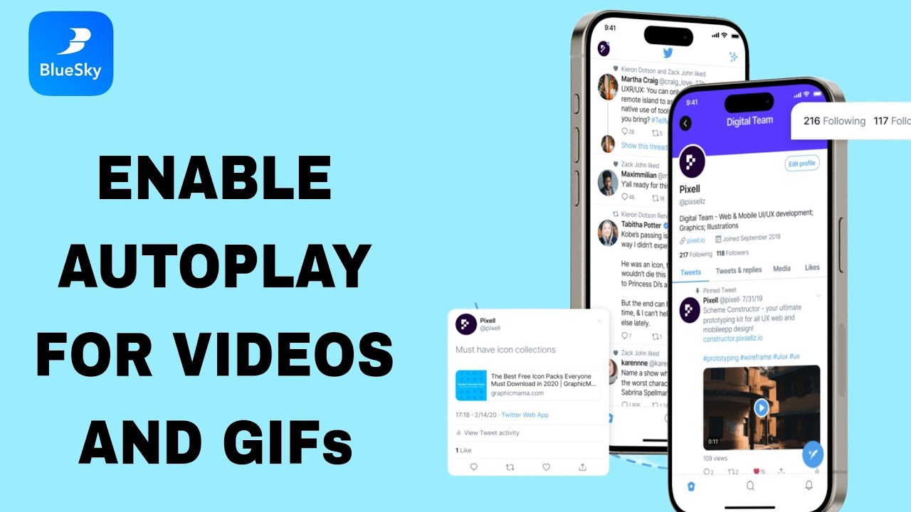 How To Enable Autoplay For Videos And Gifs On Bluesky App - YouTube