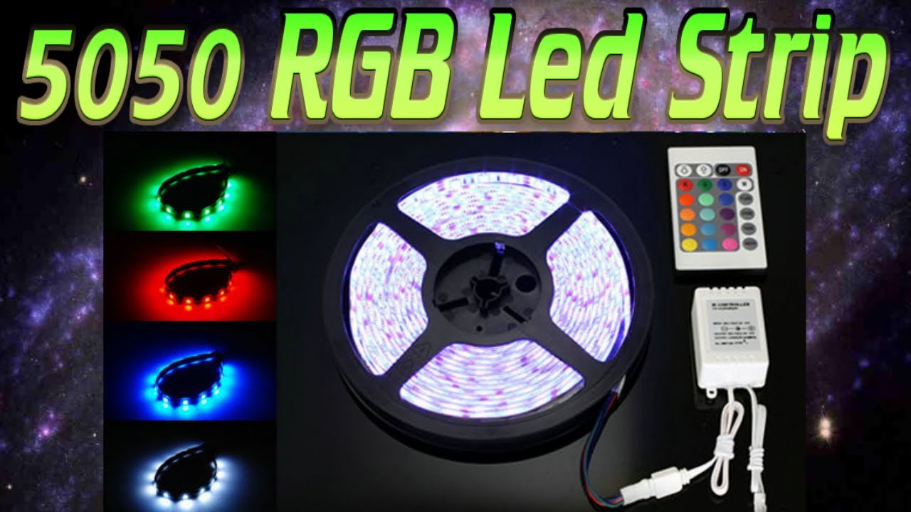 5050 RGB 5m Led Strip - YouTube