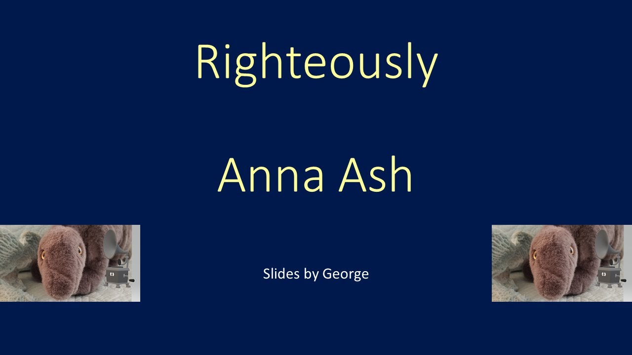 Anna Ash Righteously KARAOKE - YouTube