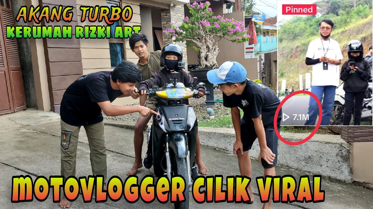 Rizki Art kedatangan tamu motovlogger cilik yang lagi viral di tiktok ...