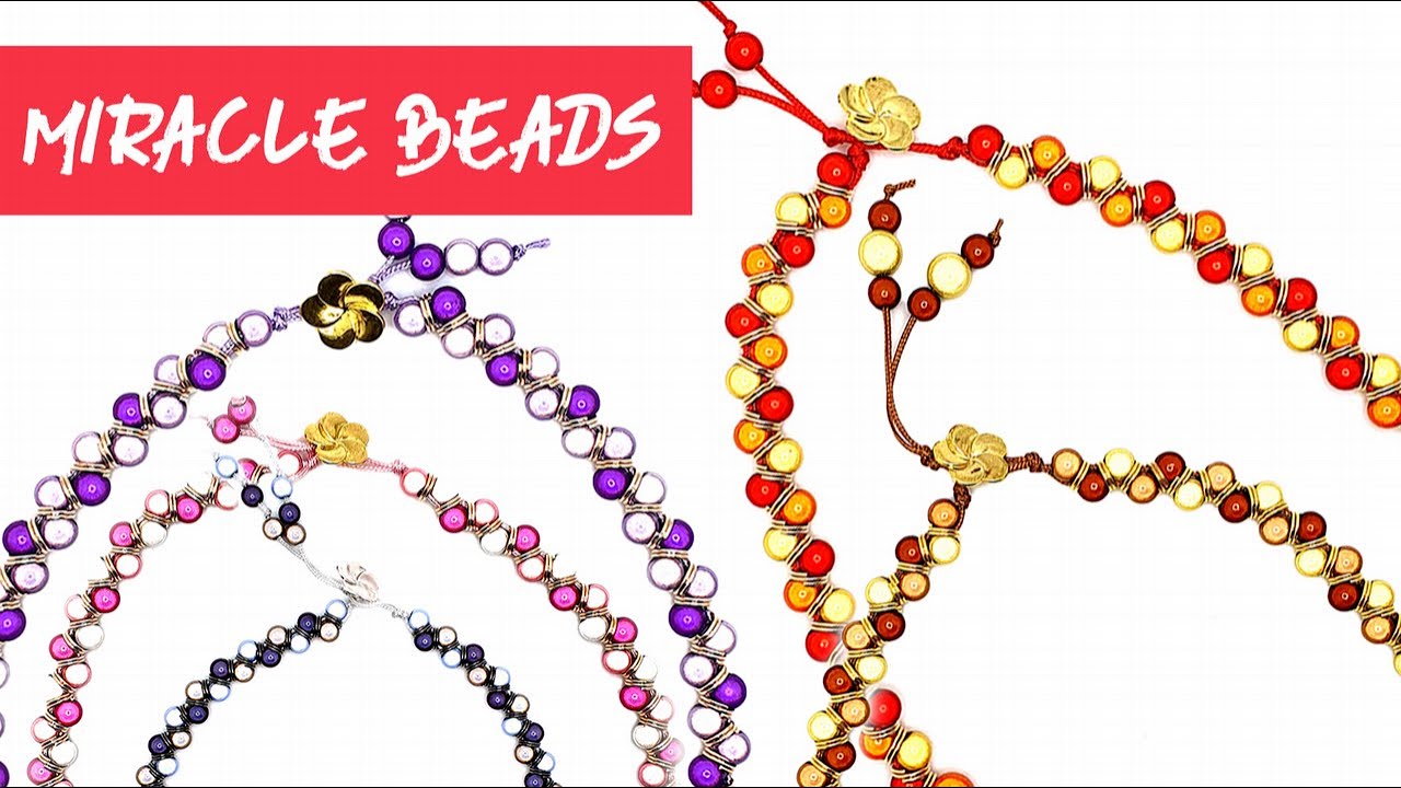 Combining Miracle Beads with Split Rings & Rattail Cord to Make the ...