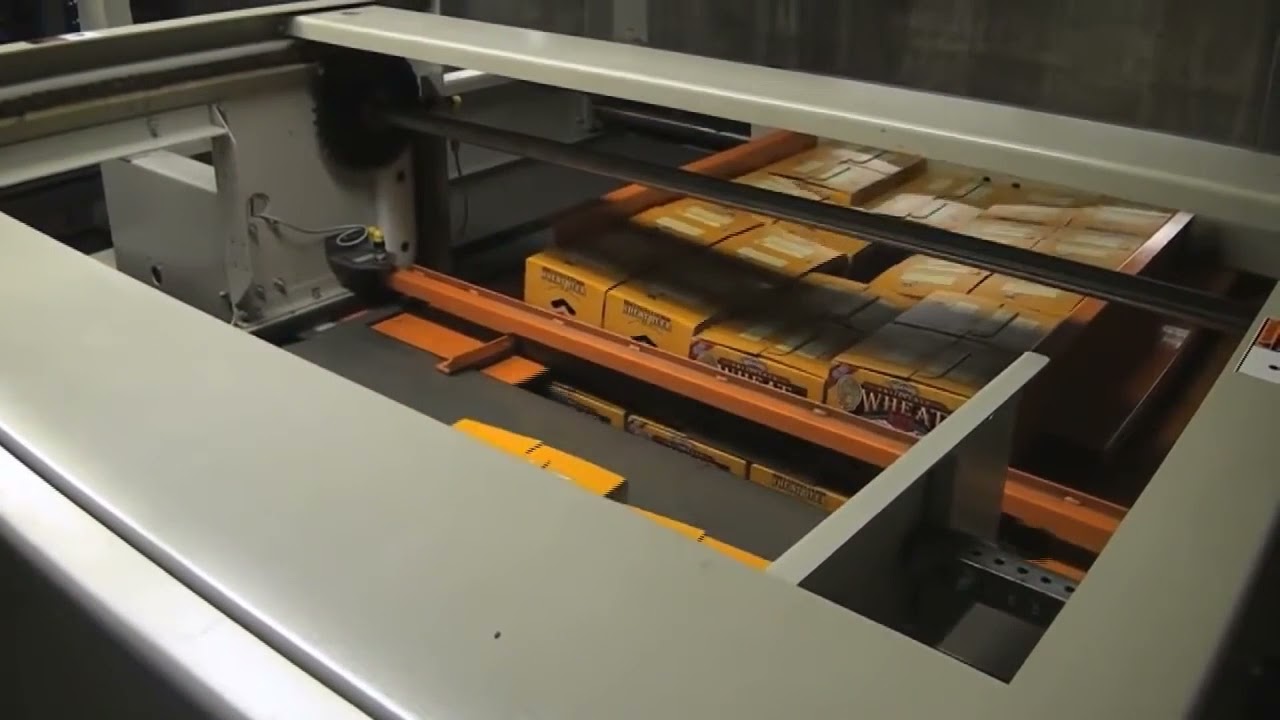 Alvey 780 Mid-speed Case Palletizer | Honeywell Intelligrated - YouTube