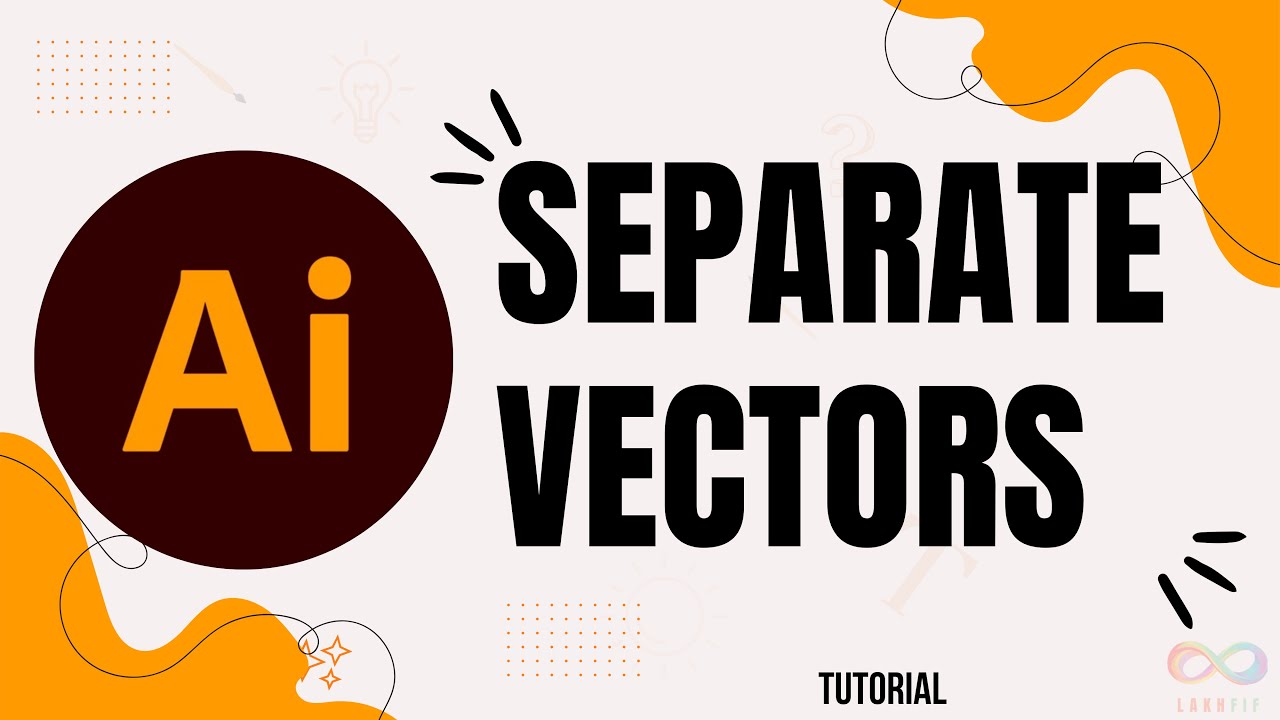 How to separate vectors in Illustrator - YouTube