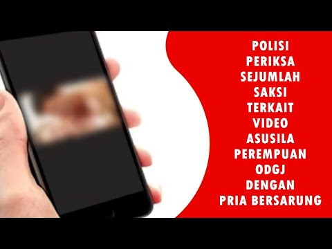 Satreskrim Memeriksa Saksi Video Asusila Perempuan ODGJ dengan Pria Bersarung yang Viral di Medsos