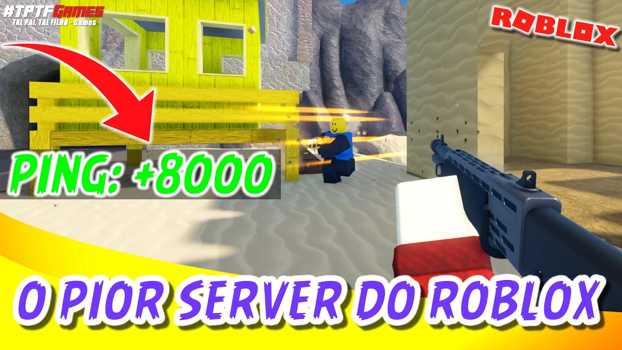 JOGANDO ARSENAL NO PIOR SERVER DO MUNDO NO ROBLOX - YouTube