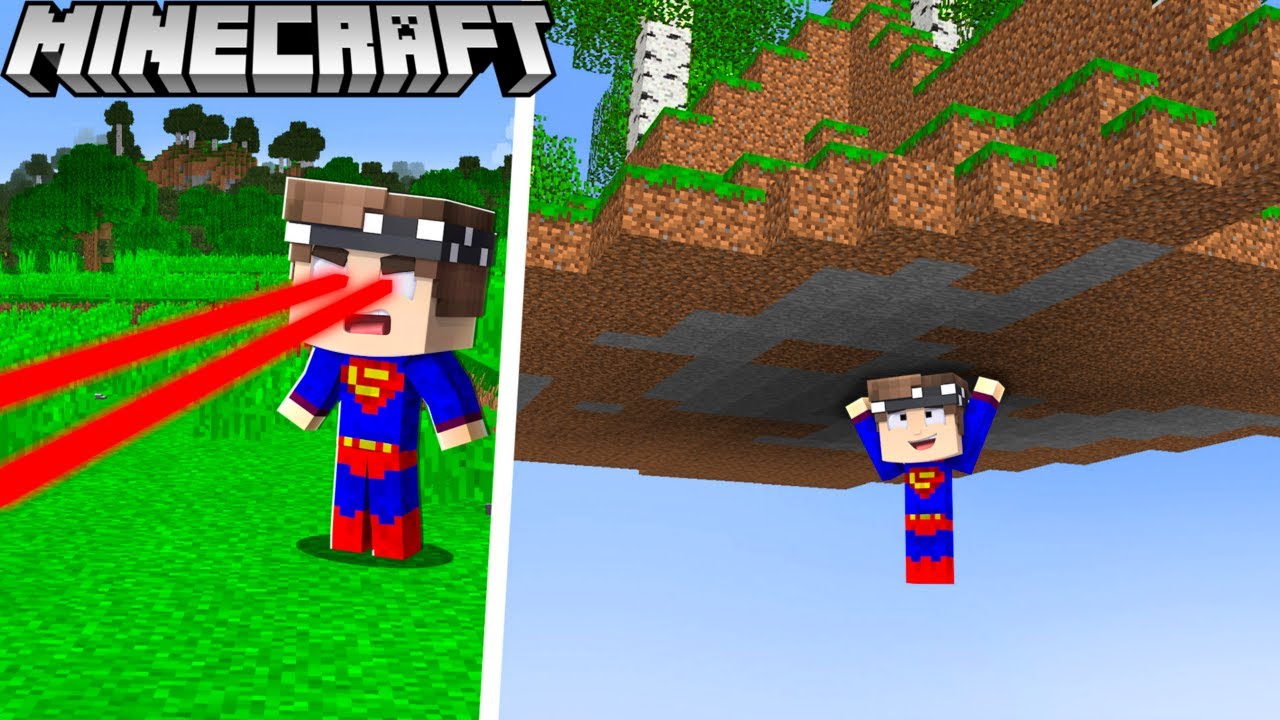 Ich TESTE die BESTE SUPERMAN MOD in Minecraft! - YouTube
