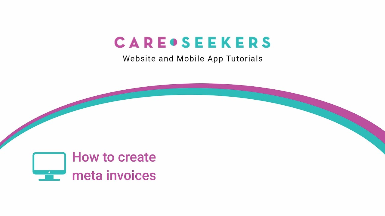How to create meta invoices - YouTube