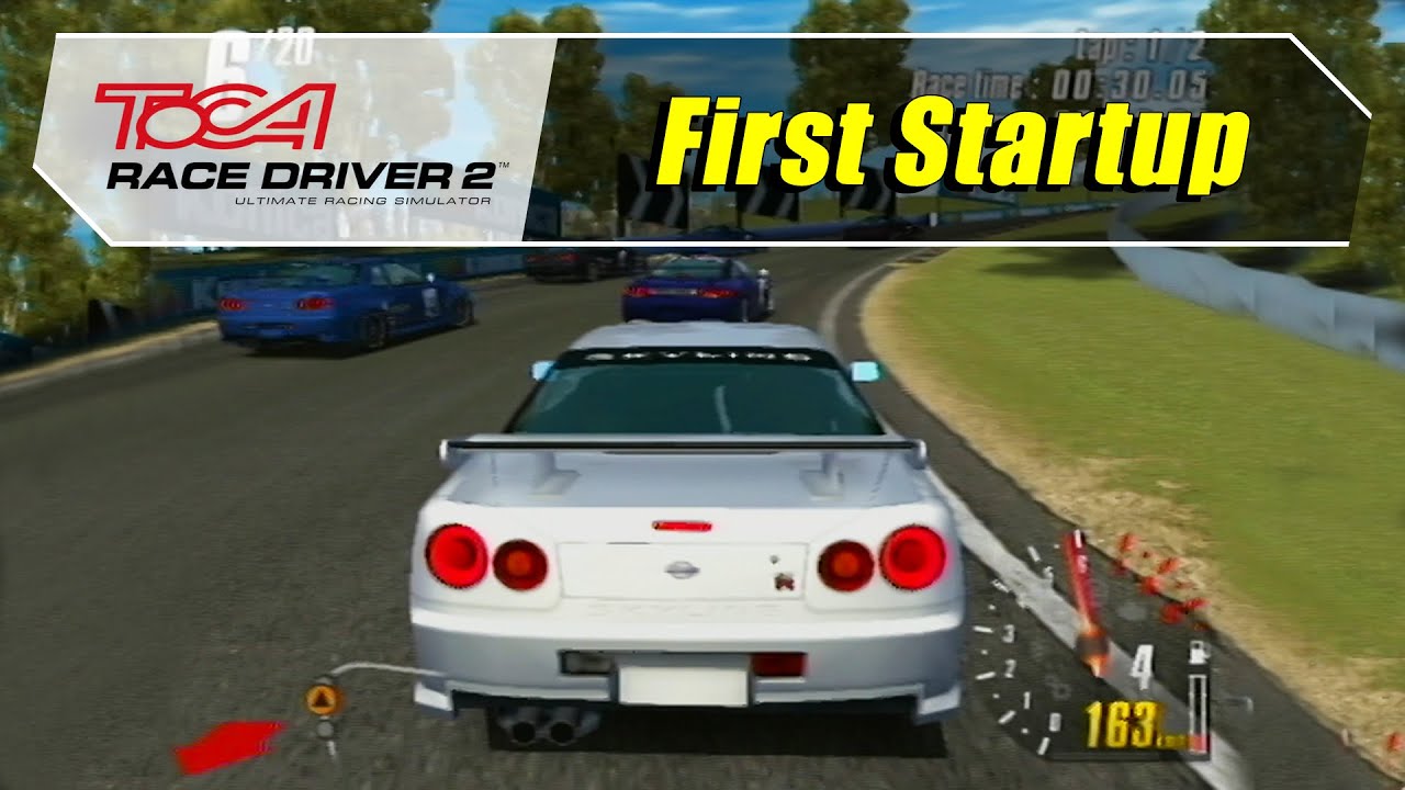 TOCA Race Driver 2 (PS2) - First Startup (1080@60) - YouTube