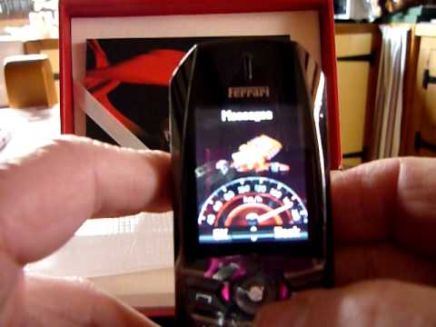 Ferrari Mobile Phone - YouTube