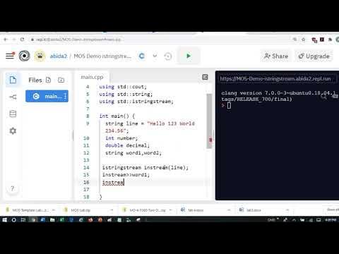 MO 5 Video Lecture istringstream - YouTube