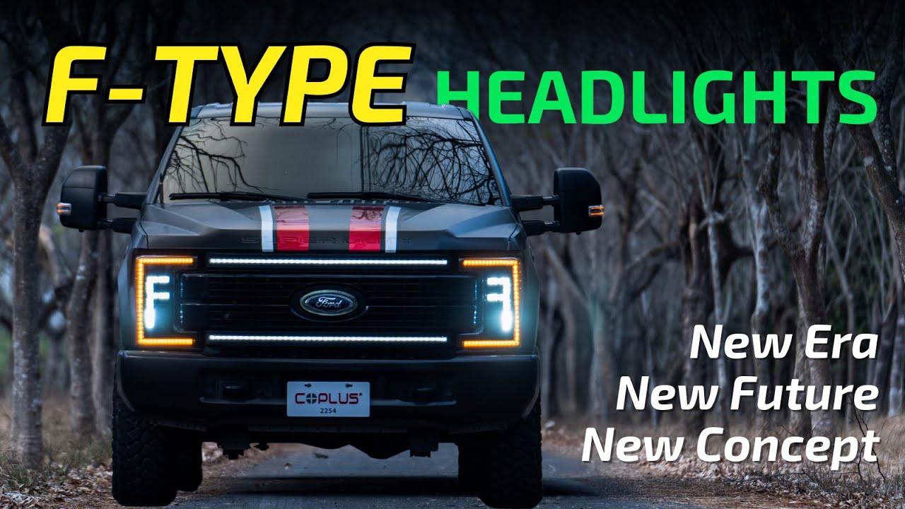 COPLUS 2017-2020 FORD F250 NEW 4th Generation LED F-TYPE Headlights ...