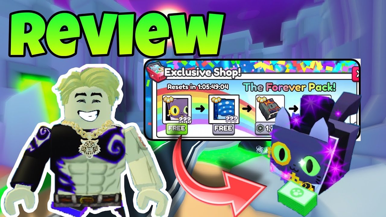 Review The Forever Pack Lấy Huge Pet Free | Pet Simulator 99 - YouTube
