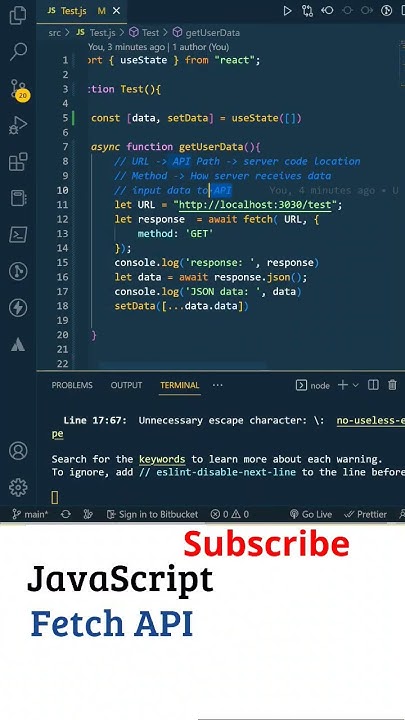 Javascript In Telugu Fetch Api Javascript Javascript Tutorial Telugu 