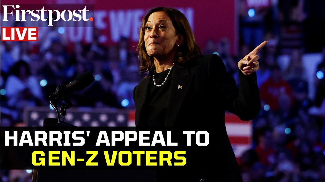LIVE: "I'm Proud of Your Generation," Says Harris As She Tries to Woo ...