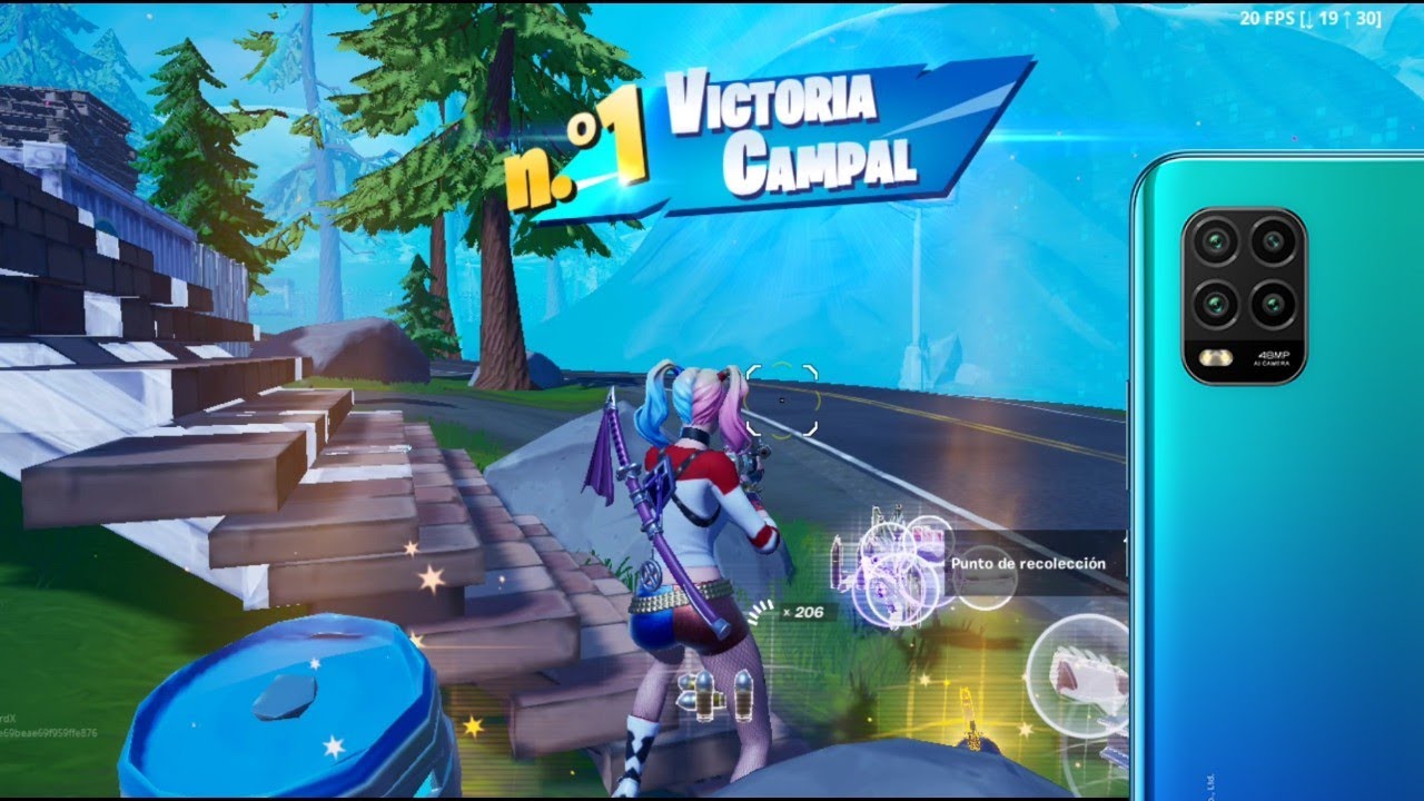 Fortnite on Xiaomi Mi 10 Lite Snapdragon 765 | epic graphics 30 fps ...