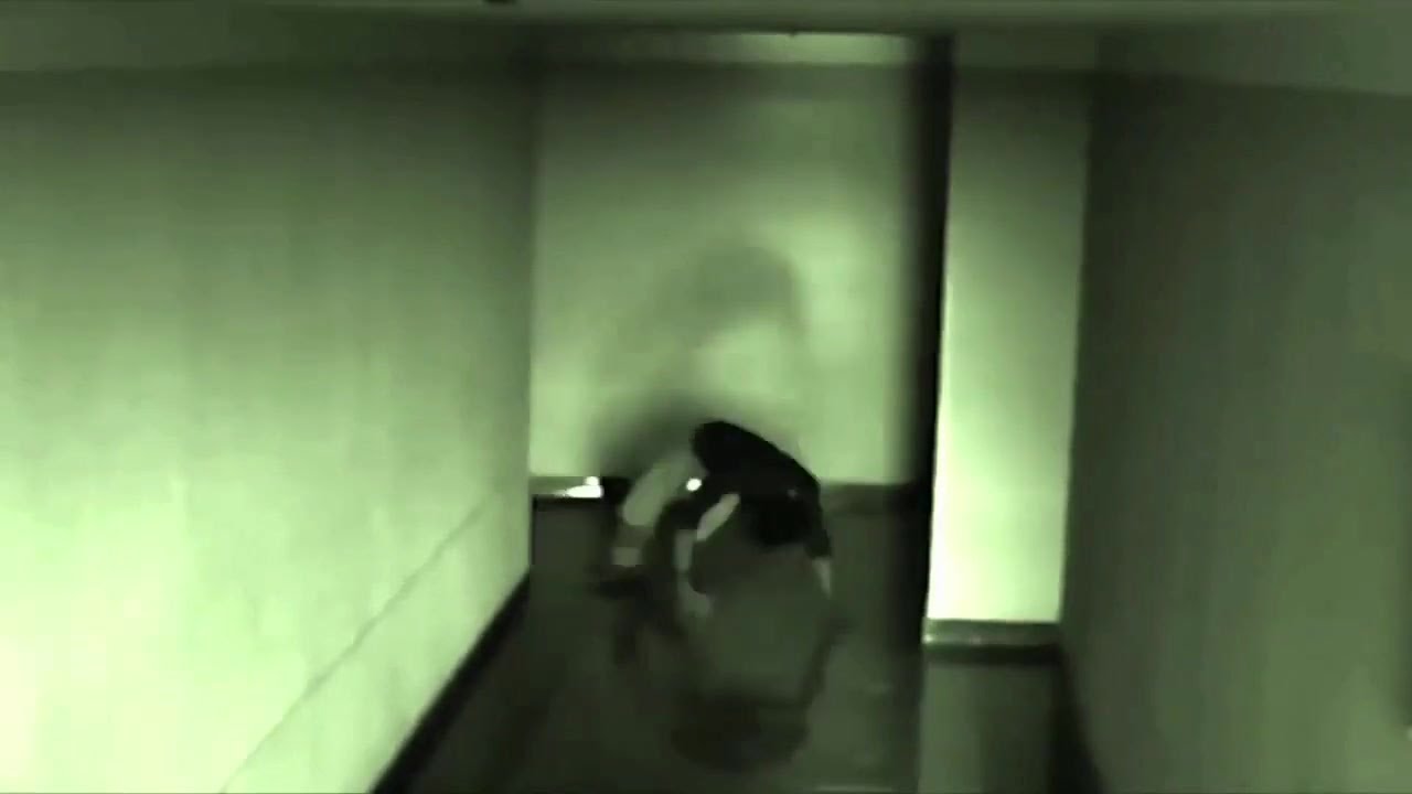 Shadow Creature Attacking a Man Caught on CCTV Camera - YouTube