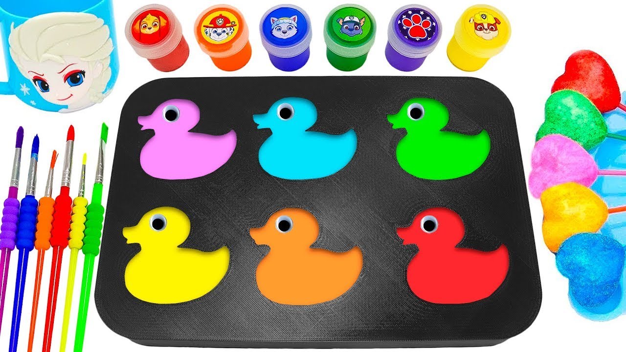 Satisfying Video l How To Make Rainbow Giant Animals From Slime & Beads ...