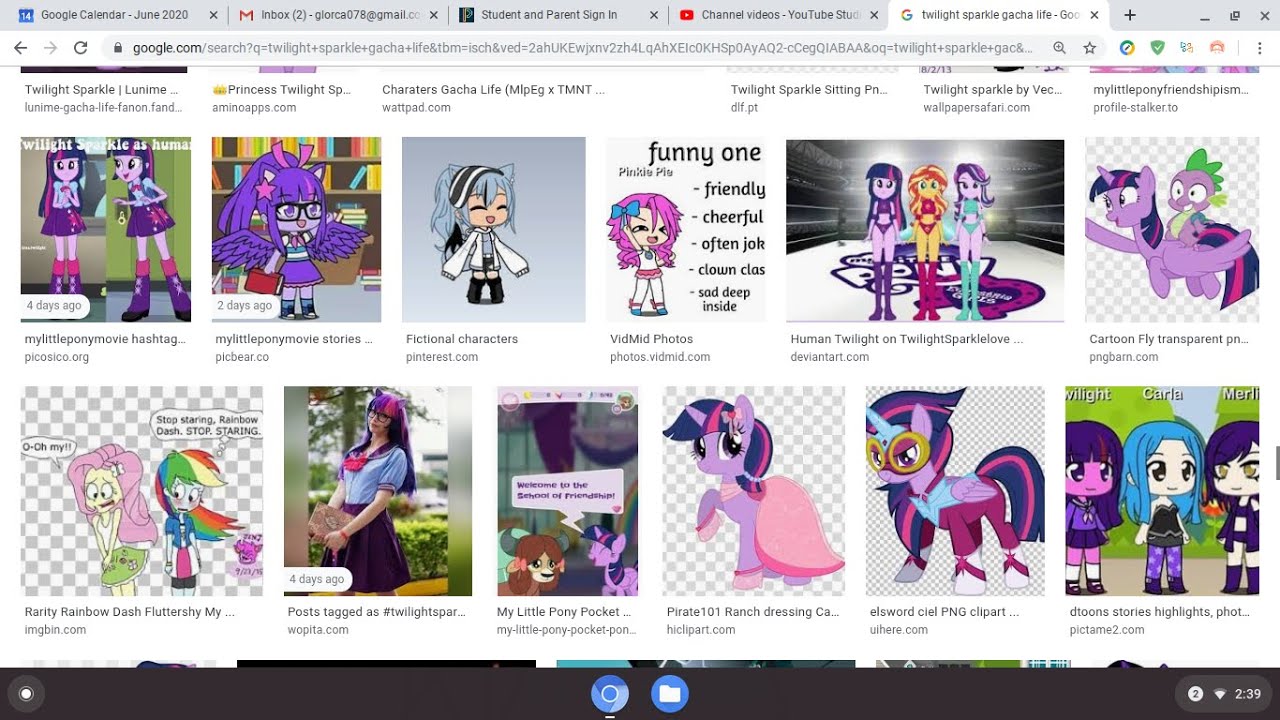 Twilight sparkle edit gacha life - YouTube